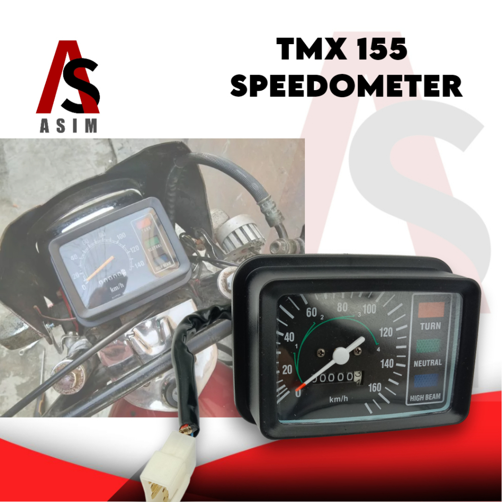 ASIM MOTORCYCLE TMX 155 SPEEDOMETER / ODOMETER GAUGE FOR MOTORCYCLE ...
