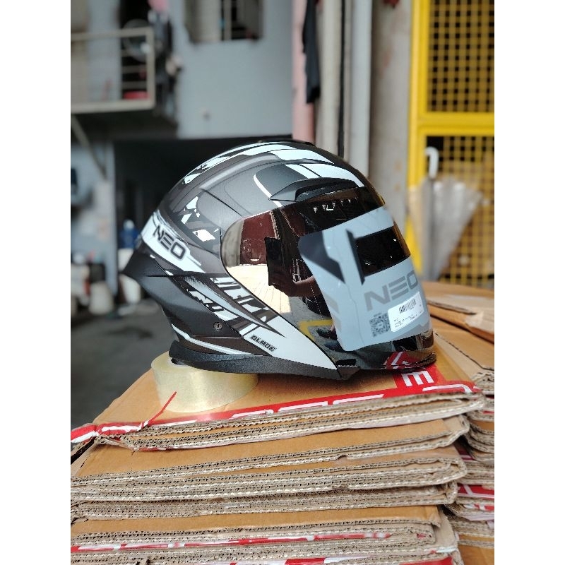 SPYDER NEO Blade Half Face Helmet Dual Visor | Shopee Philippines