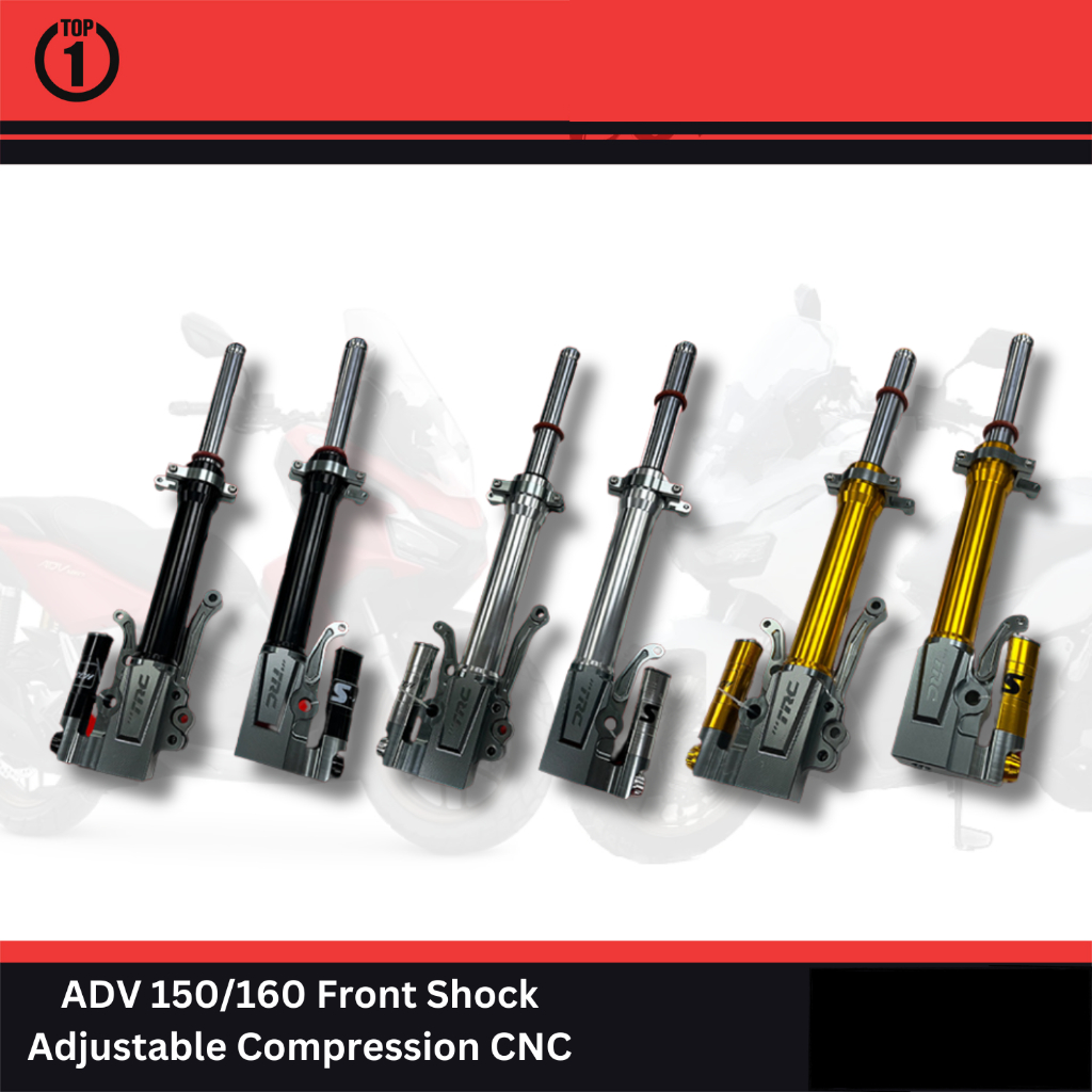 Top1 Motors TRC Racing ADV 150/160 Front Shock Adjustable Compression ...