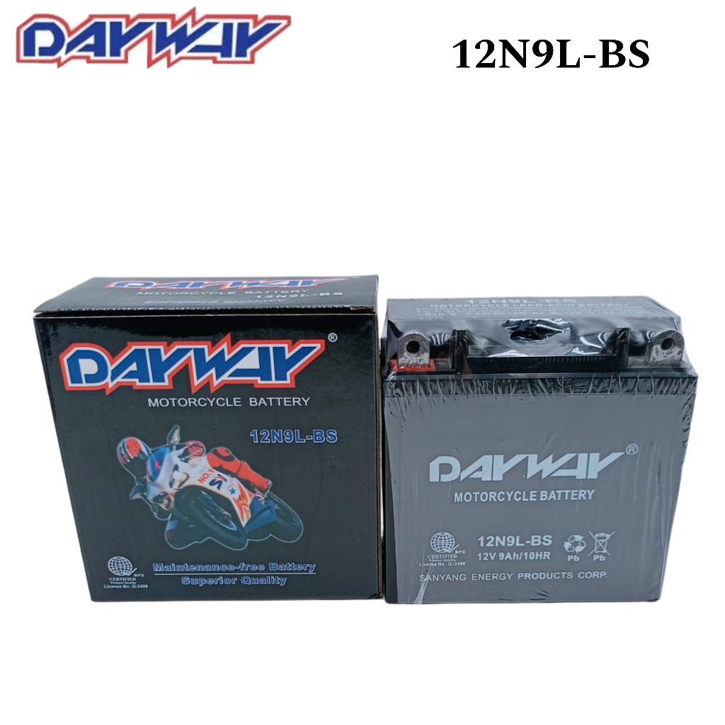 ORIGINAL MOTORCYCLE DAYWAY BATTERY 2.5/3L/4L/5L/6.5L/7L | Shopee Philippines