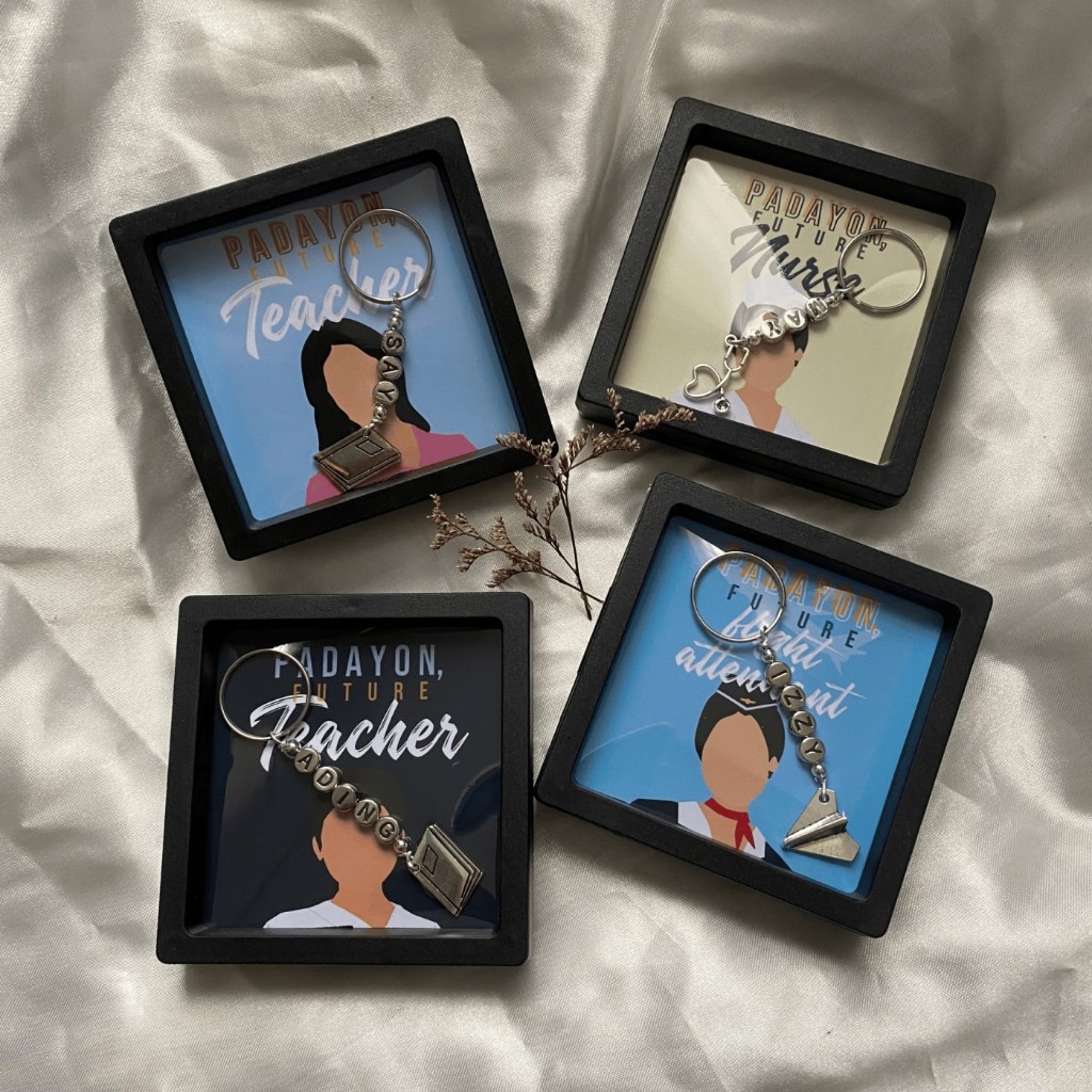 Customized Keychain for Profession (Police, Flight Attendant, Engineer ...