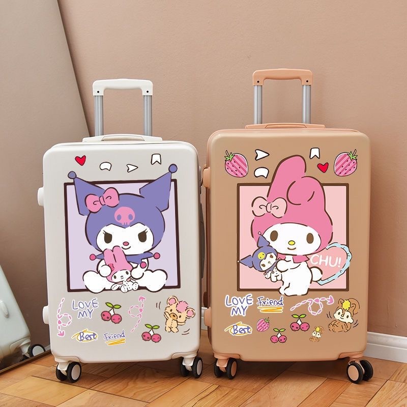 LOFFER Cute DIY Luggage Stickers Tags Big Luggage Stickers A4 Size ...