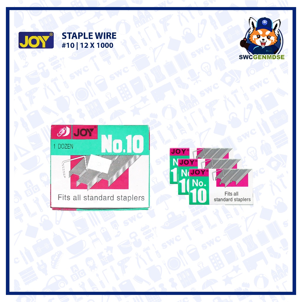 JOY #10 Staple Wire | 12 x 1000 Staples | Shopee Philippines