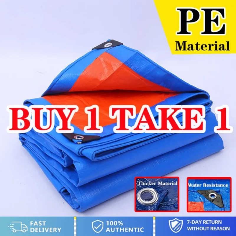 Buy 1 Take 1 Japan Trapal Waterproof Makapal Size Tolda Trapal Rain ...