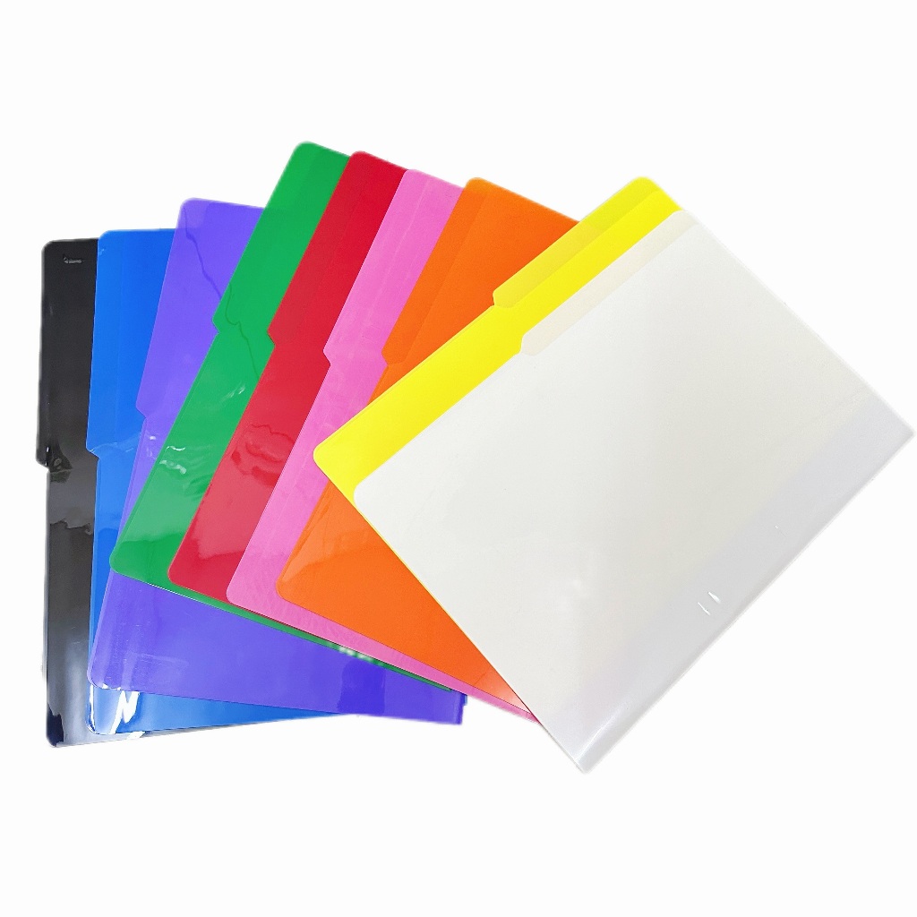 12PCS Plastic Color Folder Long/Short PP Material | Shopee Philippines
