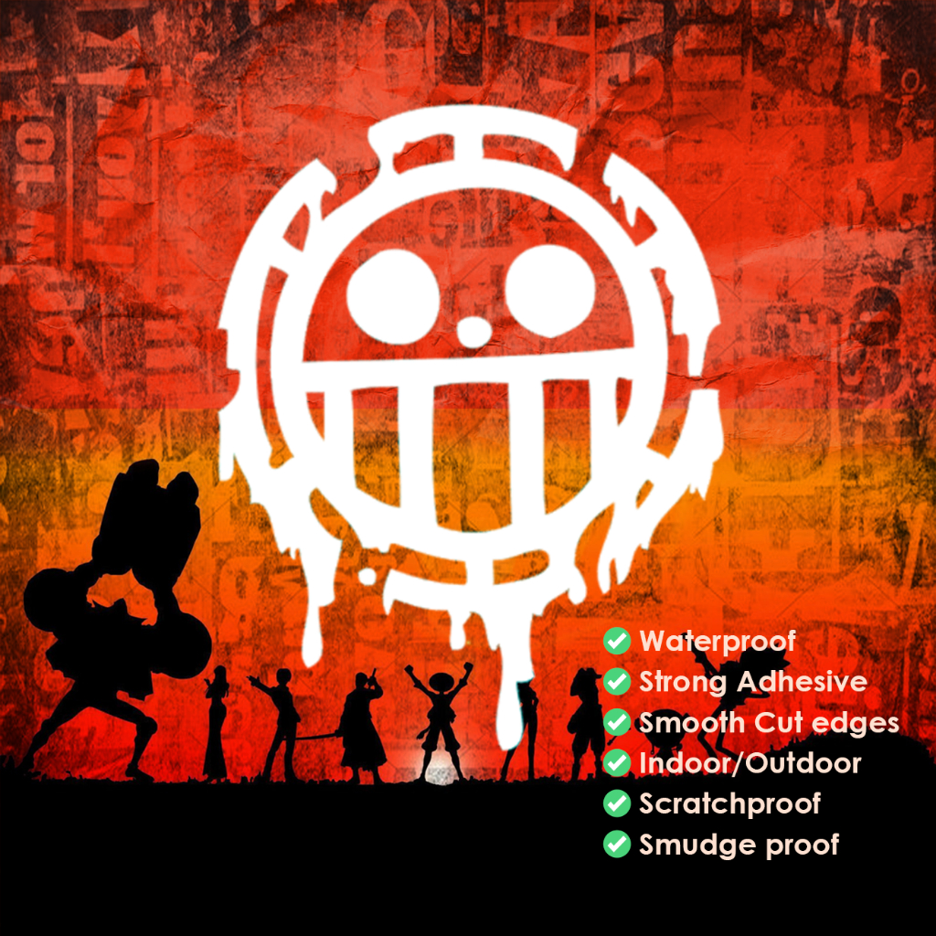 ONE PIECE 001Die-Cut Vinyl Sticker Decal car motorcycle laptop mugs ...