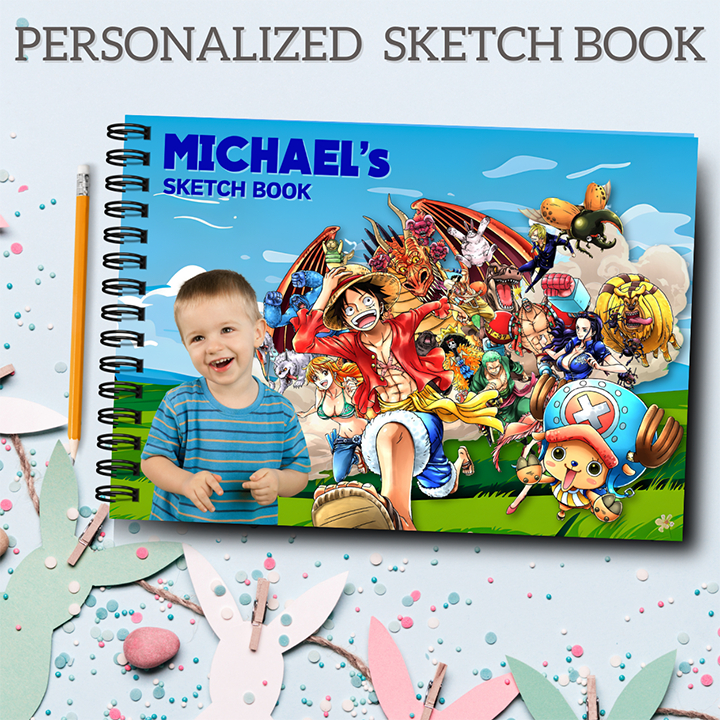 Hardbound A4 Personalized Character Sketch Book | Sketch Pad | Drawing ...