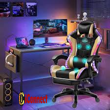 RGB GAMING CHAIR LED GOLD | Shopee Philippines