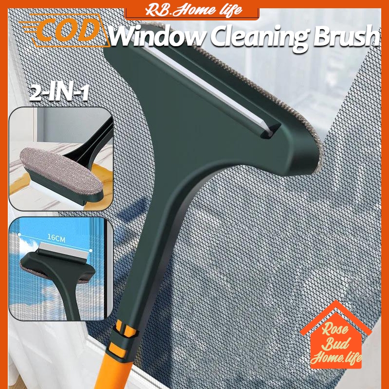 1pc 2 In 1 Window Screen Cleaner Brush glass cleaner for window screen ...