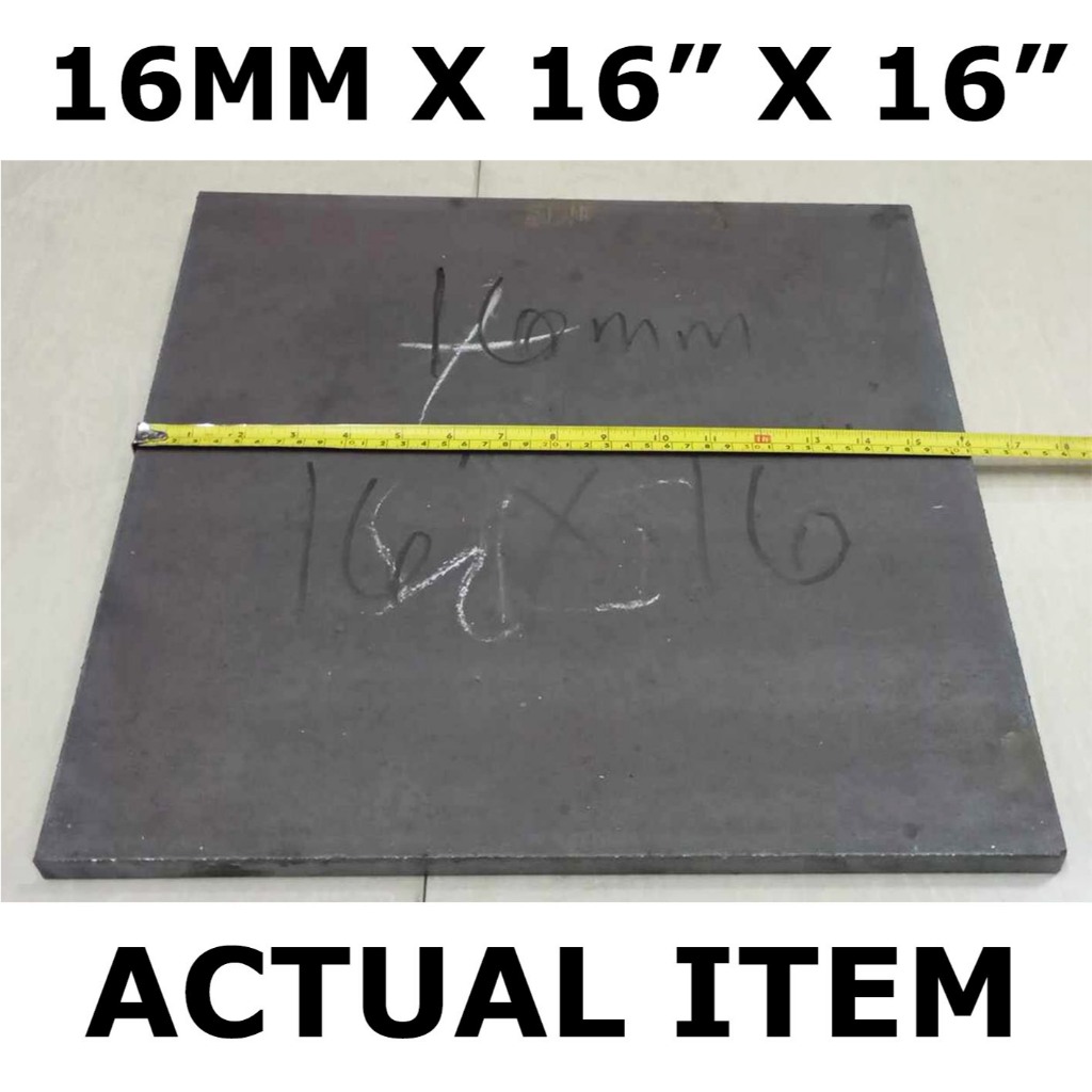 MS BASE PLATE 16MM X 16" X 16" MILD STEEL === BAKAL 16MM X 16" X 16 ...