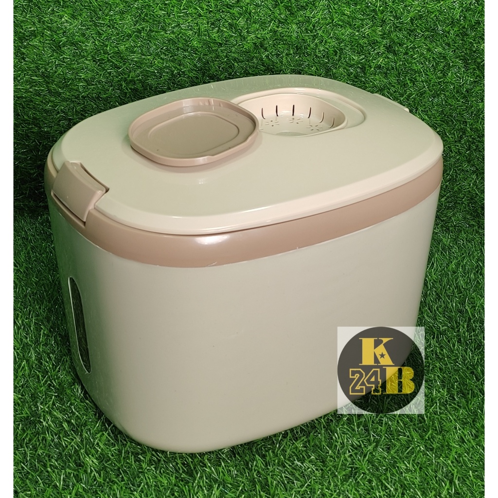 Rice Dispenser Storage Rice Container BOX 12KG/5k | Shopee Philippines