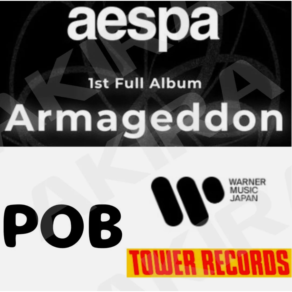 PRE aespa Armageddon Japan Exclusive Ver. ALBUM WARNER MUSIC JAPAN POB ...