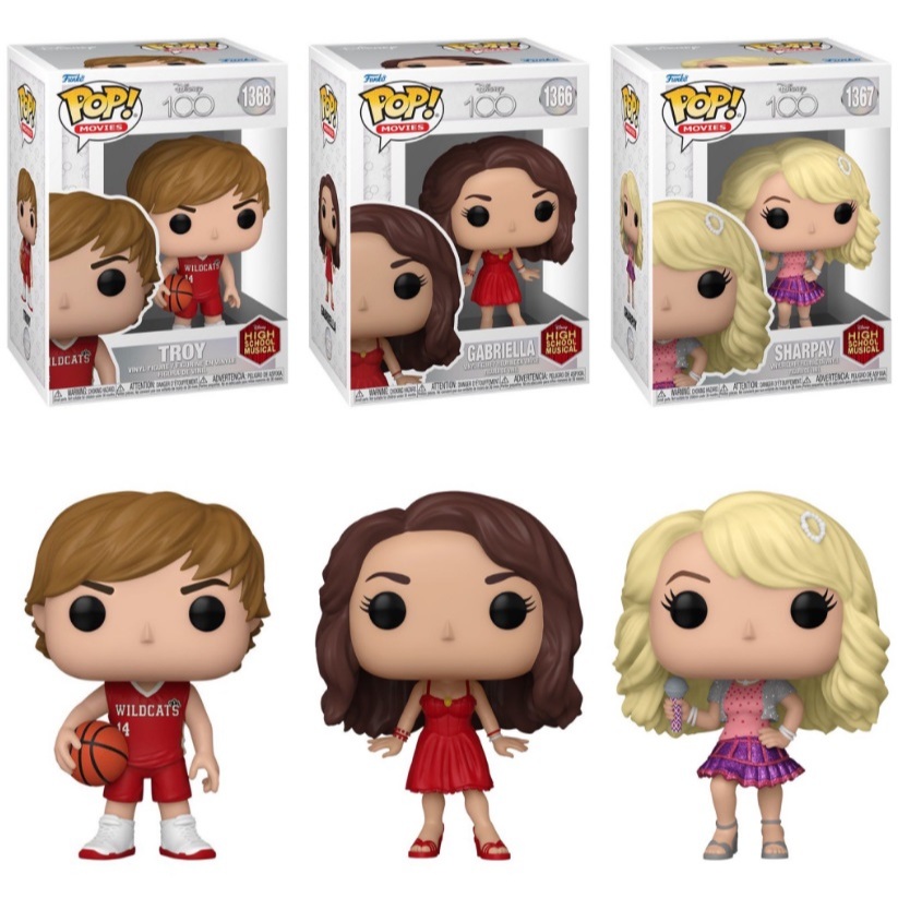Funko Pop! Movies: Disney 100, High School Musical Collectible Figure ...