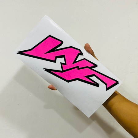 WF Sticker Decals Cutout Vinyl Waterproof | Shopee Philippines