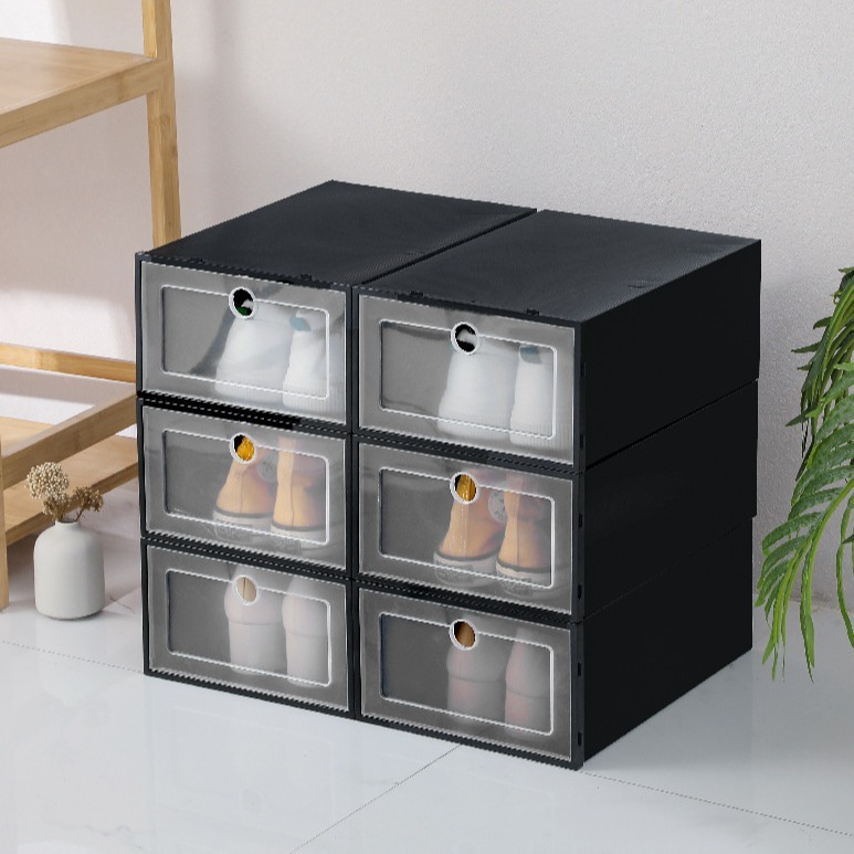 Big Size Stackable Shoe Box Storage Organizer Candy Color Shoe Rack ...