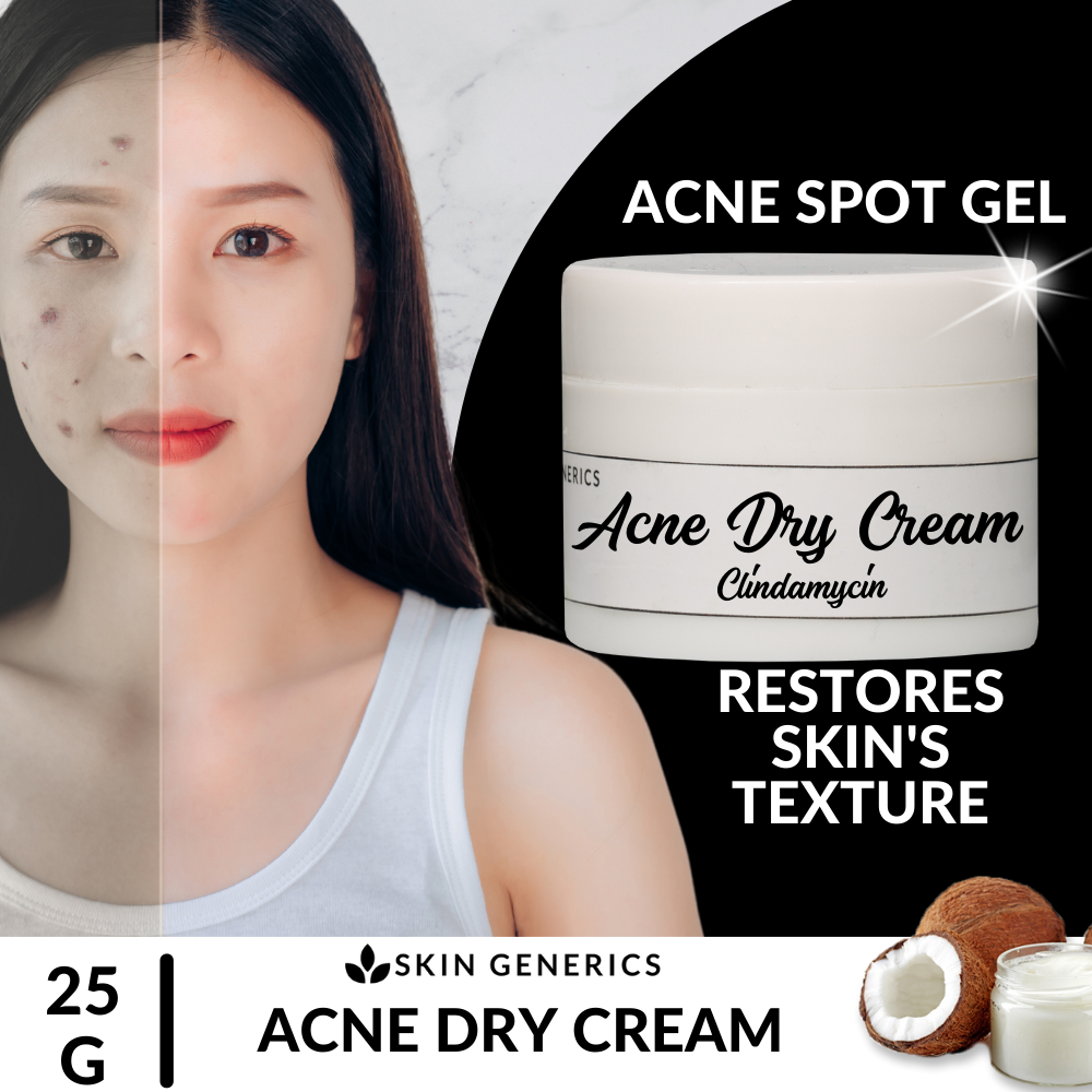 [ ANTI BACTERIAL + ACNE TREATMENT ] SkinGenerics Acne Dry Cream Anti ...