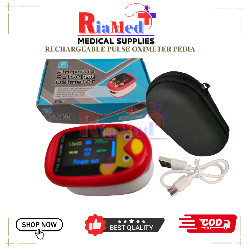 RECHARGEABLE PULSE OXIMETER PEDIA | Shopee Philippines