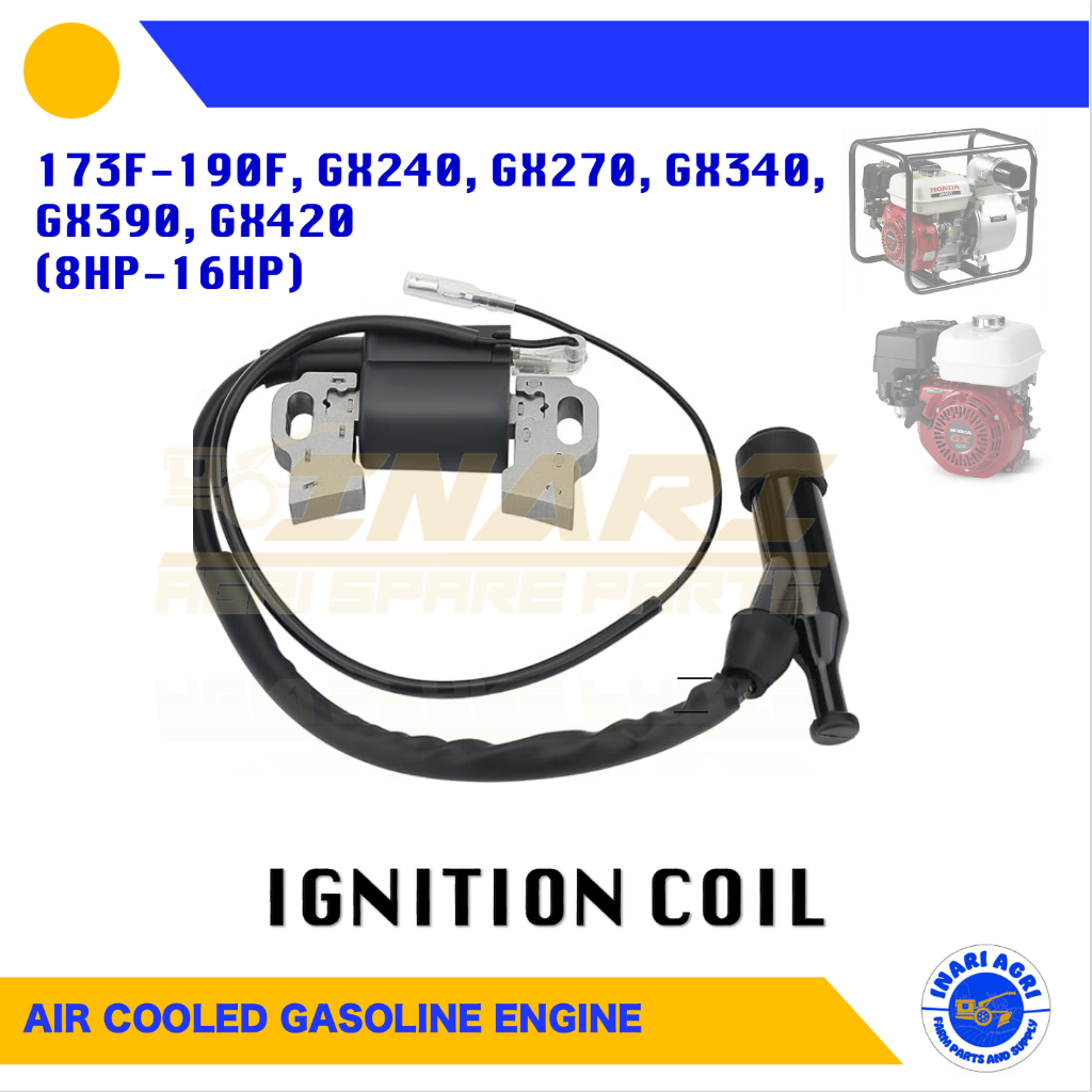 IGNITION COIL GX240 GX270 GX390 GX420 188F 173F 190F 192F 8HP 9HP 13HP ...