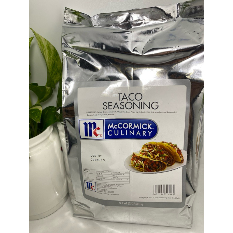 McComick Taco Seasoning 1kg | Shopee Philippines