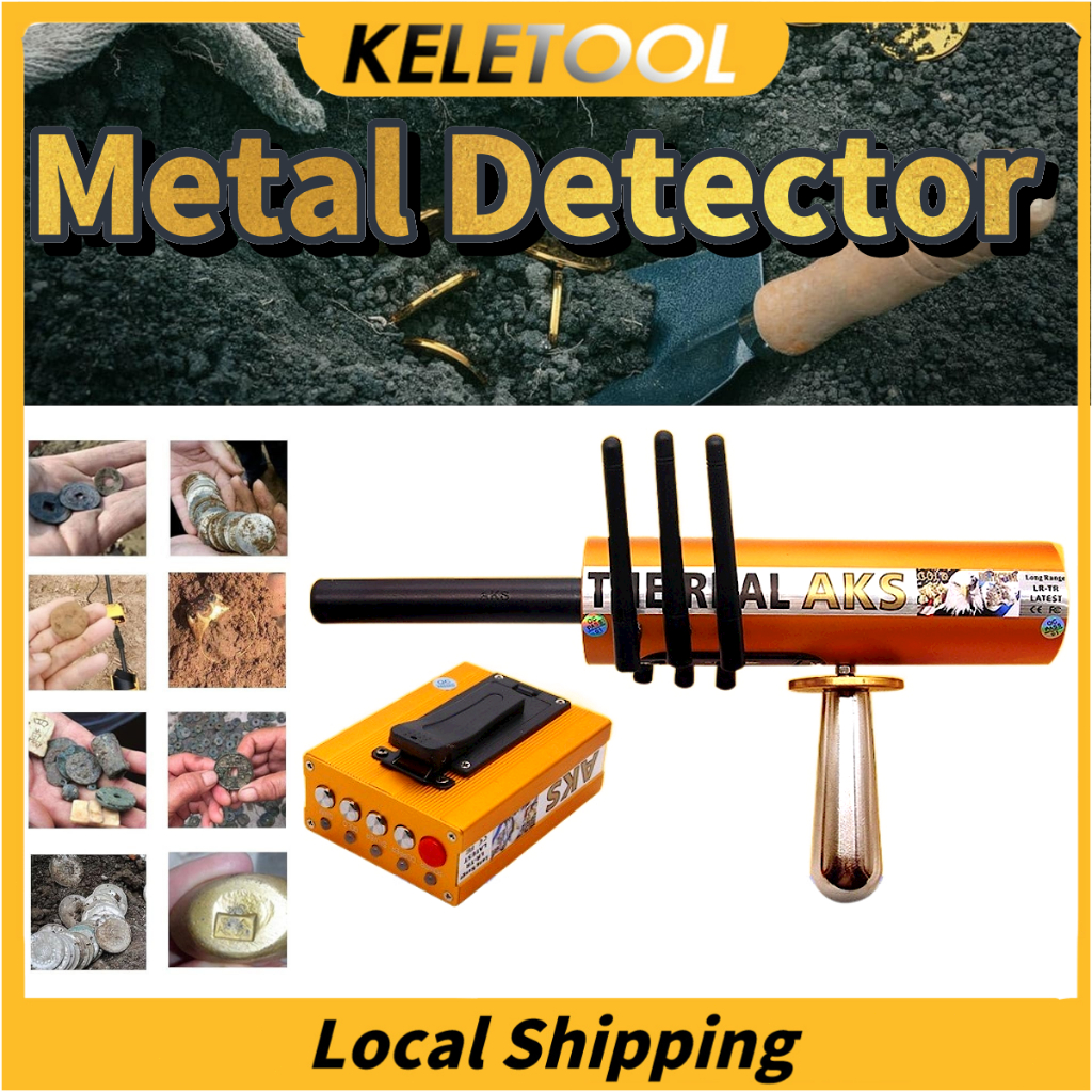 Aks Metal Detector Gold Treasure Scanner Original Waterproof Smart ...