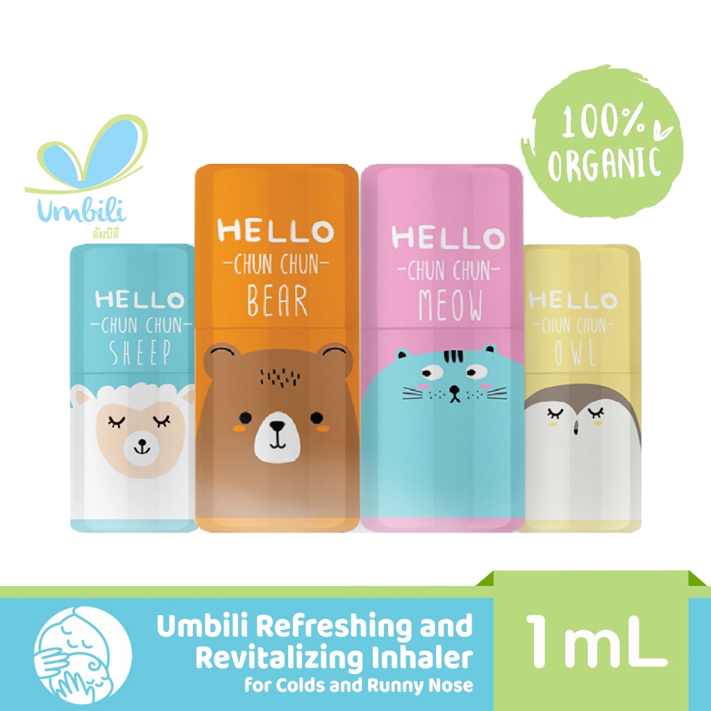 Umbili Refreshing and Revitalizing Inhaler for Colds and Runny Nose ...
