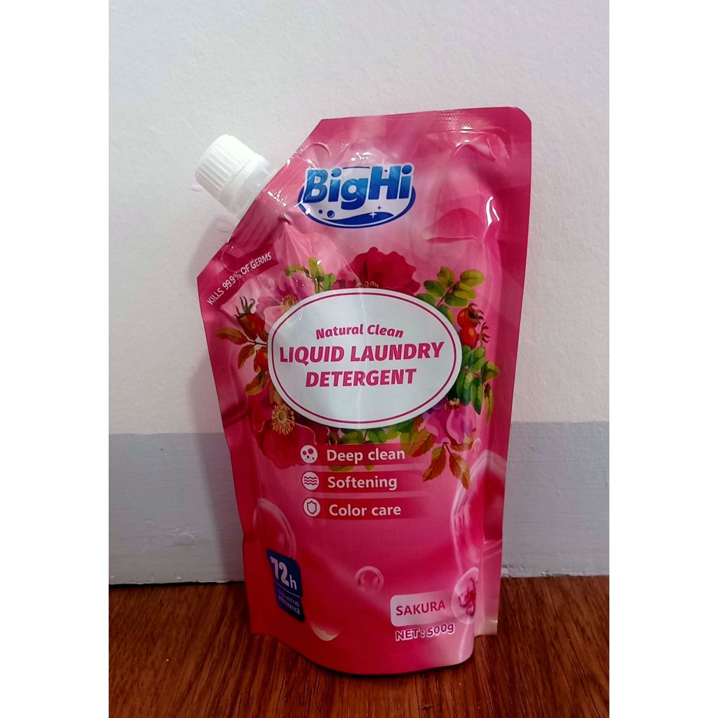 Sakura BigHi Liquid Laundry Detergent 500g | Shopee Philippines