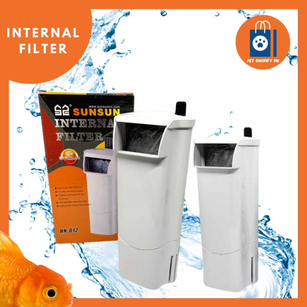 Aquarium Sunsun Tank Silent Internal Filter 3W Power HN-012 HN-011 ...
