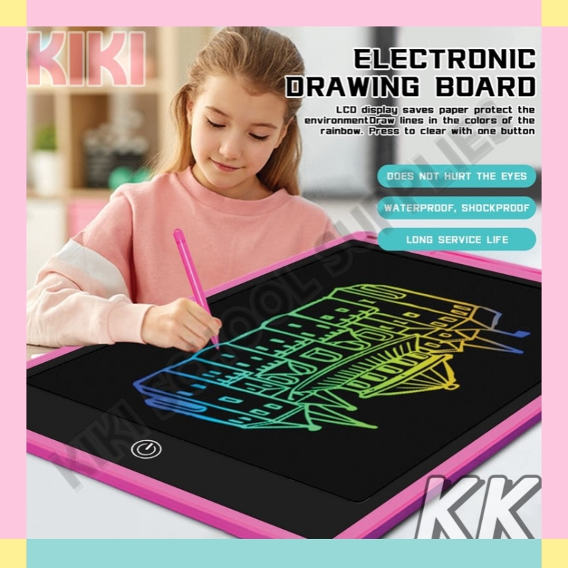 KK 8.2/10/12 inch LCD Drawing Board Portable Children's Learning ...