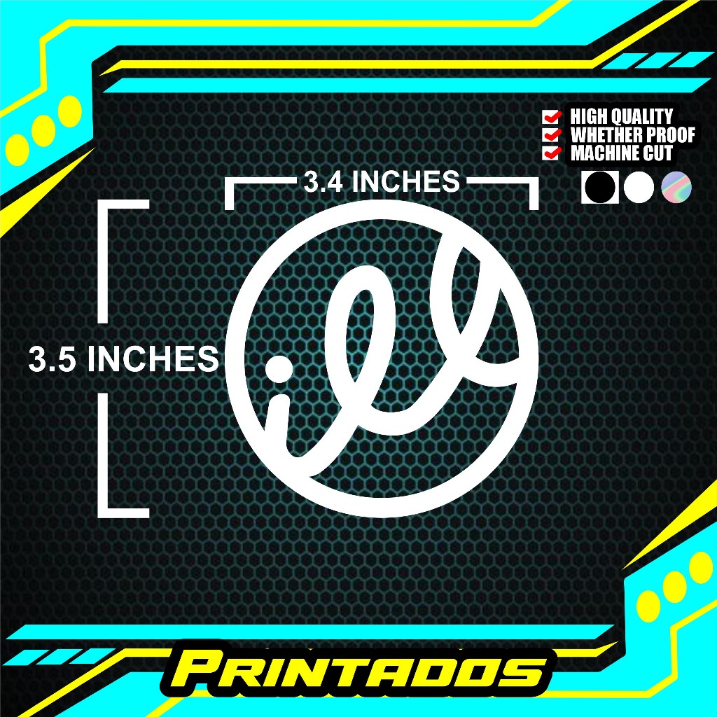 ORIGINAL ILLEST TYPE 4 decal sticker cutout for car , motorcycle and ...
