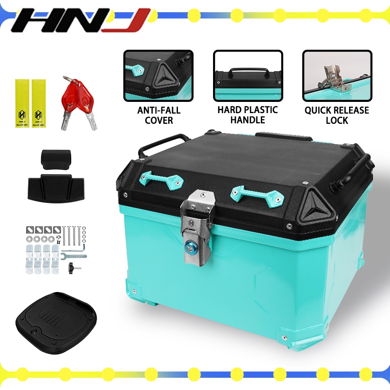 HNJ A01S-1 Top box for Motorcycle tail box universal backrest large ...