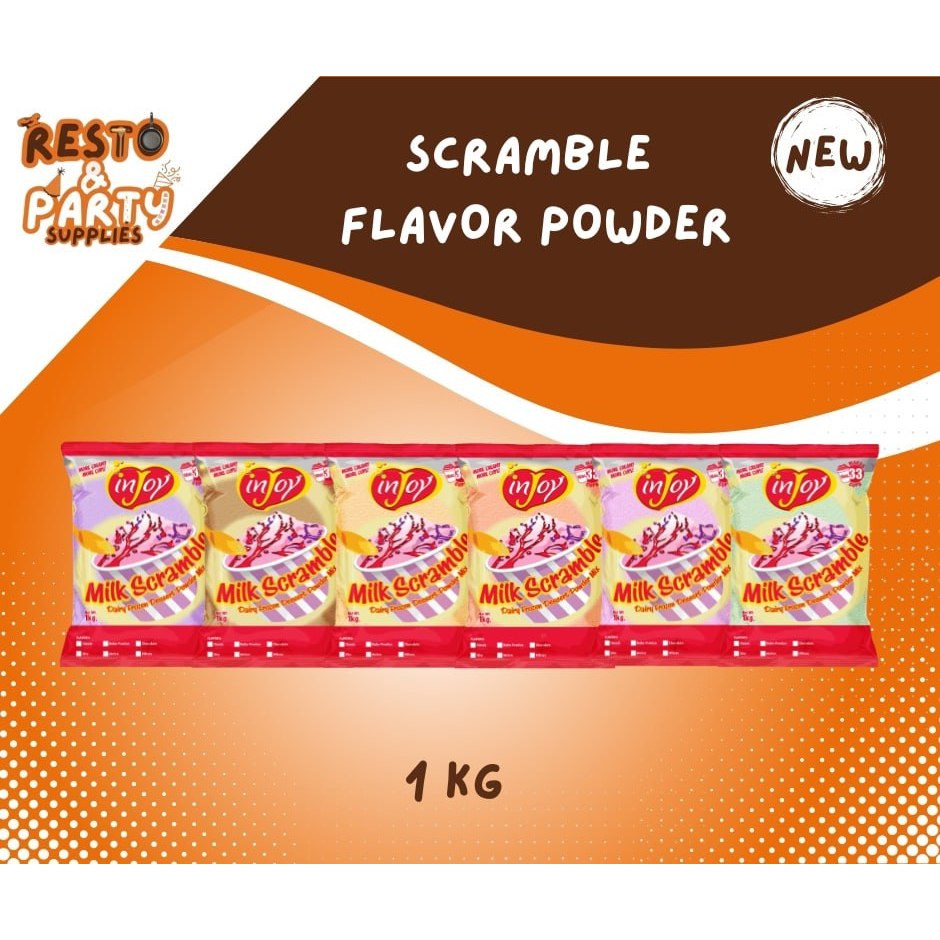 Injoy Milk Scramble Powder 1kg | Shopee Philippines