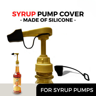 Syrup Pump Cover Black Rubber Compatible with Ding Fong, Da Vinci, and ...