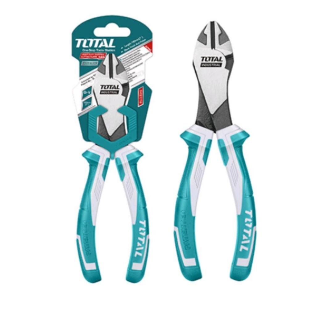 TOTAL Heavy Duty Diagonal Cutting Pliers 7" black THT27716 | Shopee ...