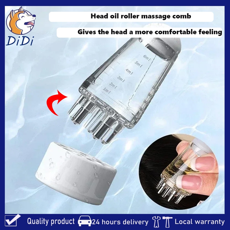 Mini hair oil container hair massager scalp massager scalp applicator ...