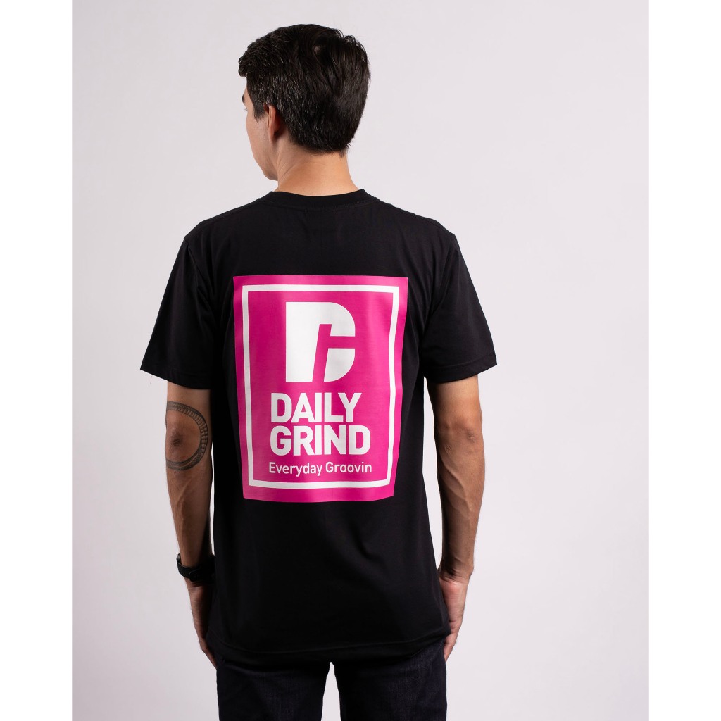 DAILY GRIND GROOVIN TSHIRT BLACK | Shopee Philippines