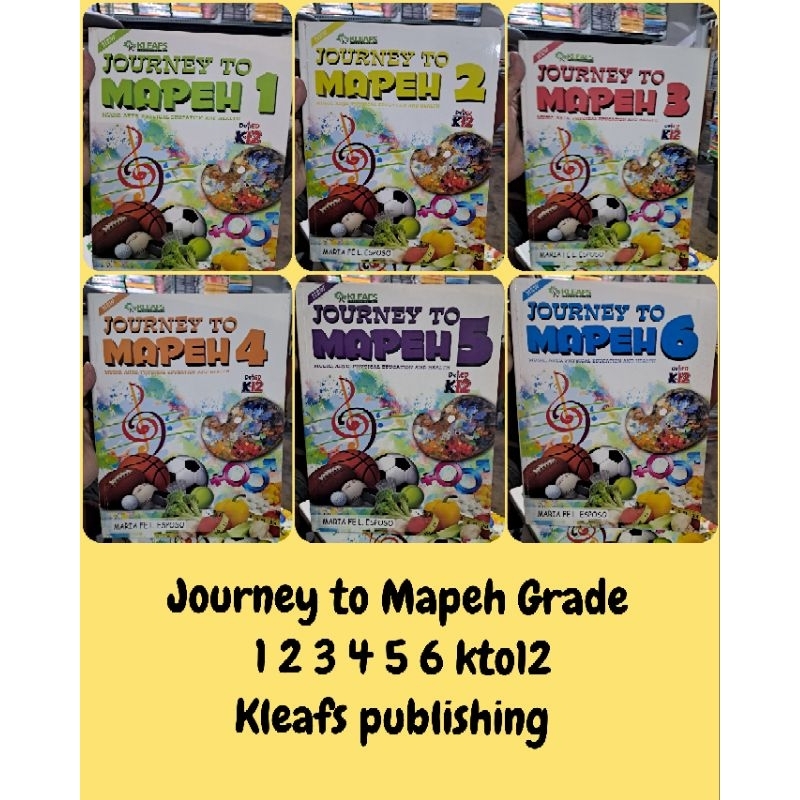 Journey to Mapeh by Esposo Grade 1 2 3 4 5 6 kto12 Brand-new Kto12 ...