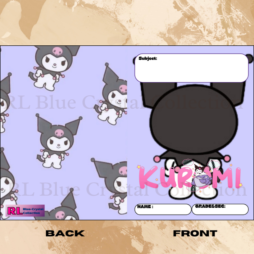 Kuromi Themed Personalized Notebooks with Water/Scratch Proof Cover ...