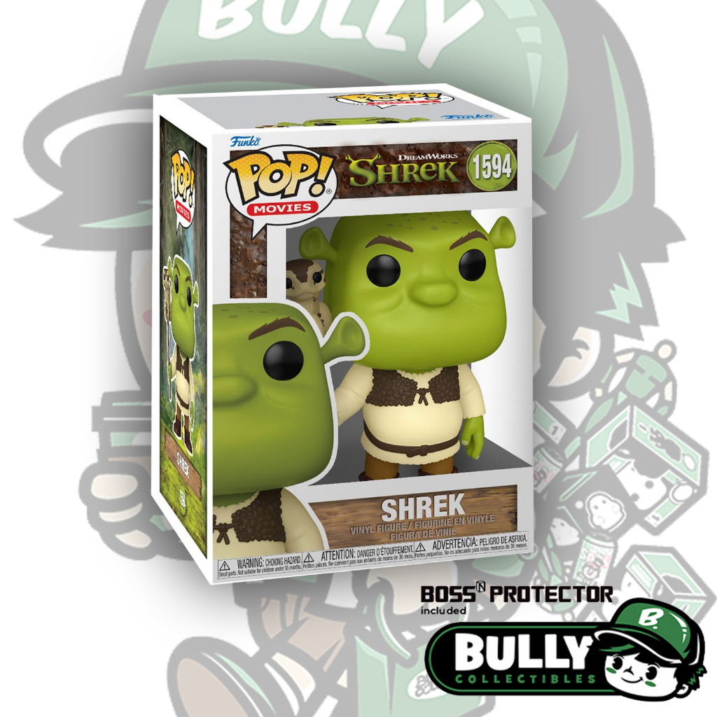 Funko POP! Movies: Shrek DreamWorks 30th Anniversary - Shrek 1594 With ...