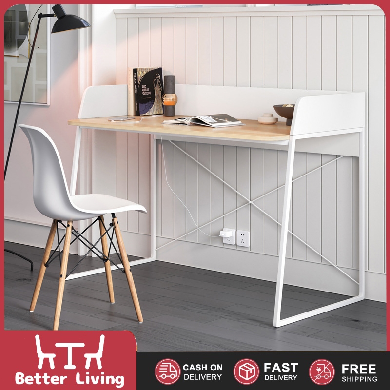 Multi functional modern minimalist writing desk computer desk solid ...