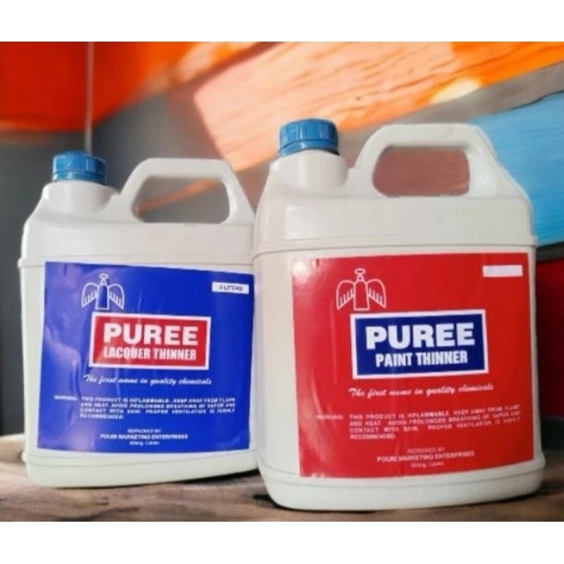 Puree Paint thinner/Lacquer thinner 4Liters | Shopee Philippines