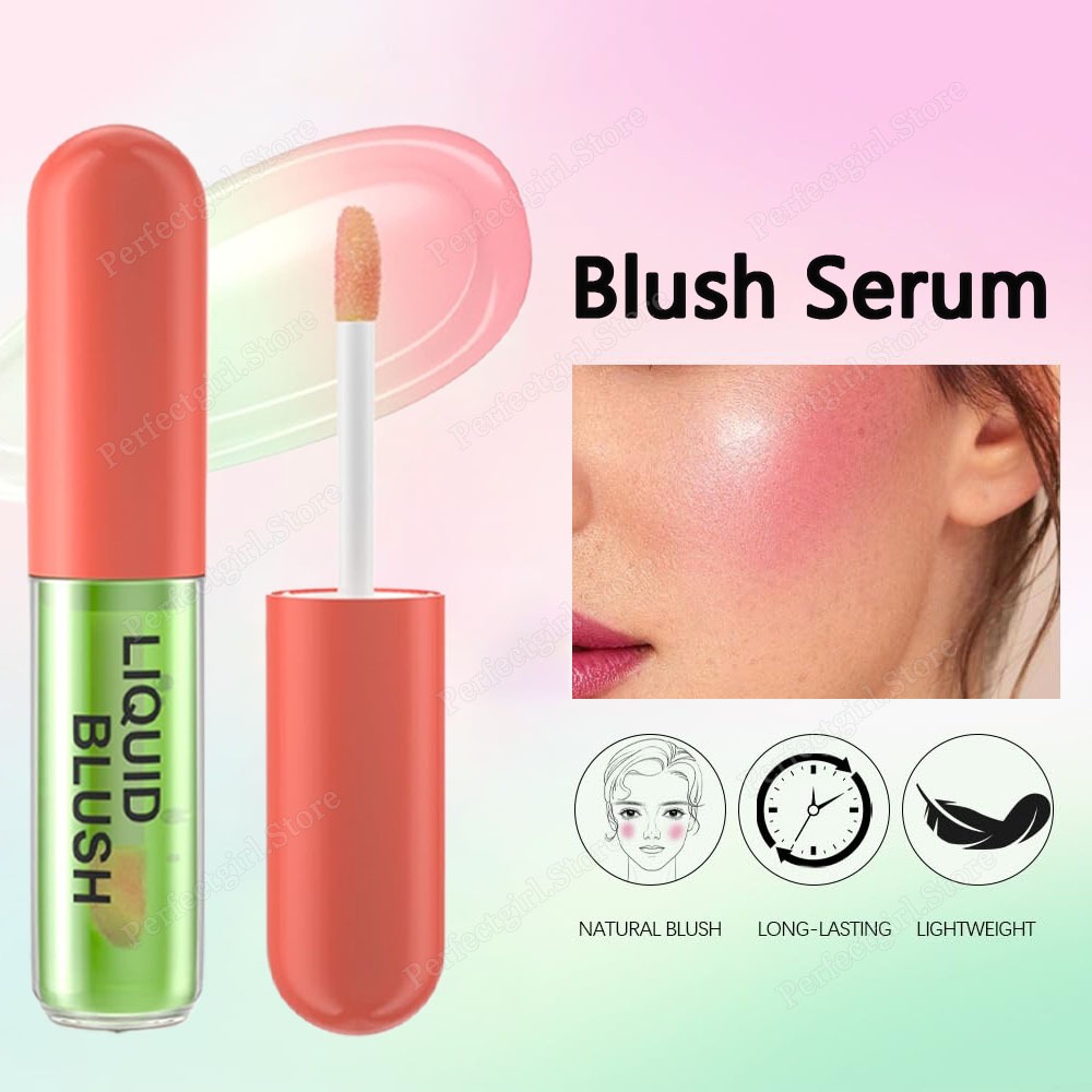 Green Therapy Blush Serum Liquid Blush Makeup Rouge Not Easy to Fade ...