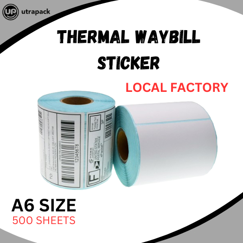 shopee EXPRESS WAYBILL STICKER 100mmx150mm A6 SIZE Roll 500 PCS/Roll ...
