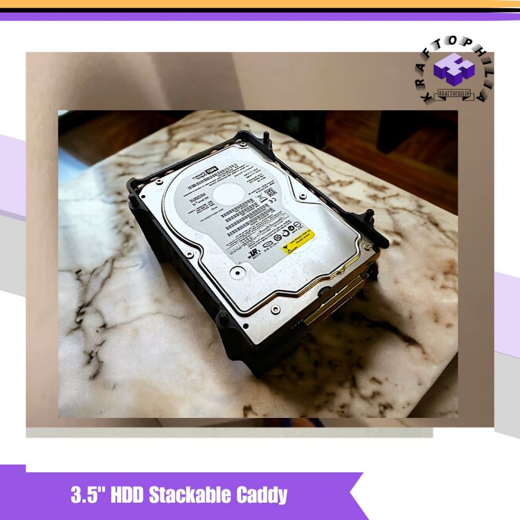 3.5" HDD/SSD Stackable Caddy/Holder | Shopee Philippines
