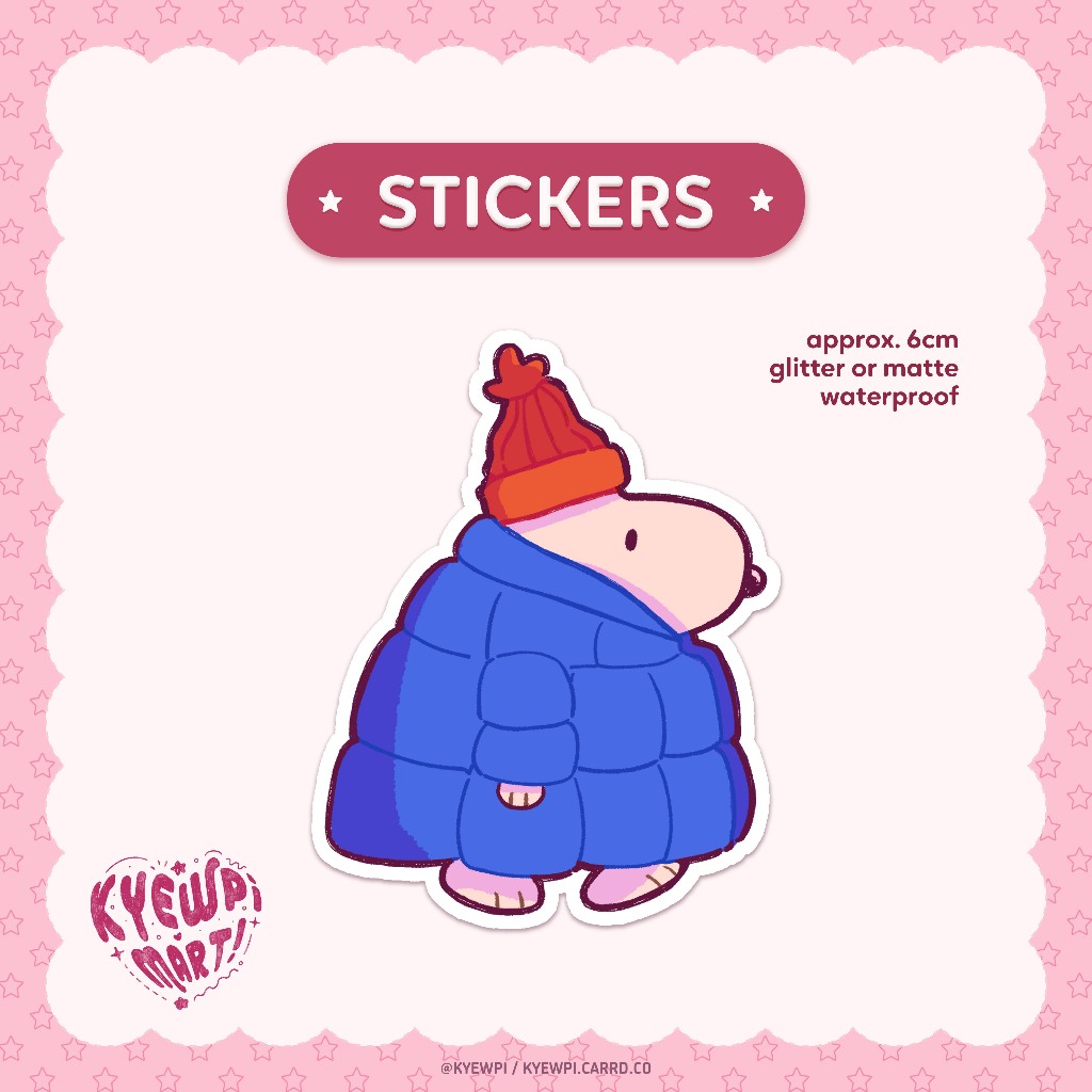 Snoopy Drip Waterproof Vinyl Sticker by KYEWPI | Shopee Philippines