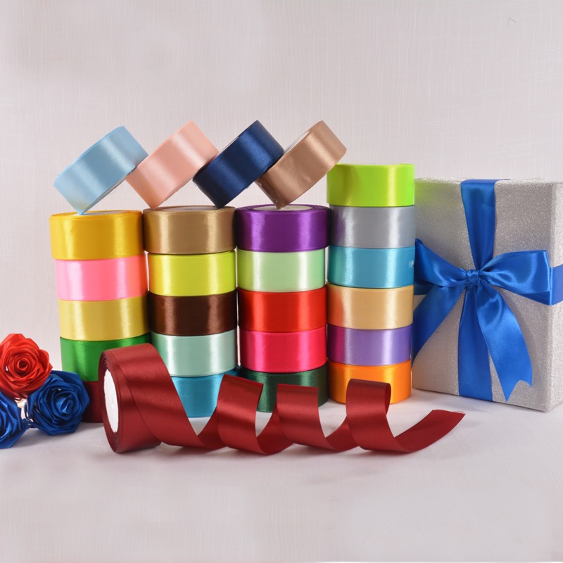 4cm Satin Ribbon Roll Gift Packaging Ribbon Flower Making DIY Holiday ...