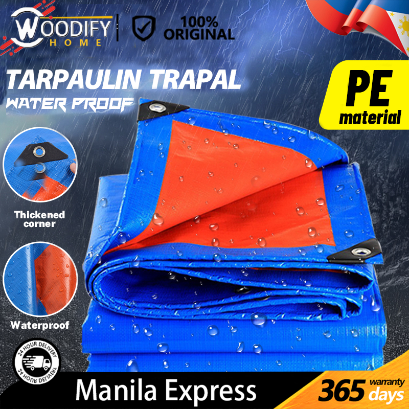 Woodify Makapal trapal waterproof makapal heavy duty lona tolda makapal ...