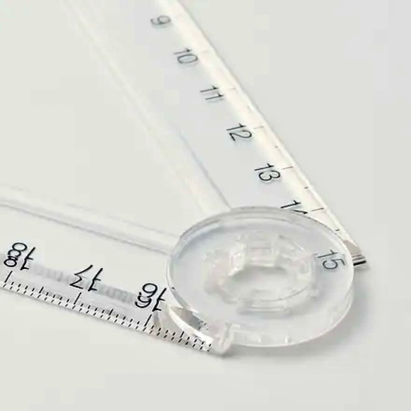 Muji rulers/ 15 cm/ double sided/ Black/ Aluminum | Shopee Philippines