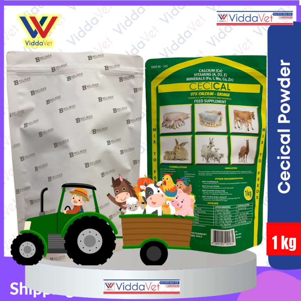 1 Kg Cecical Feed Premix Powder Calcium Mineral Vitamins For Pig ...
