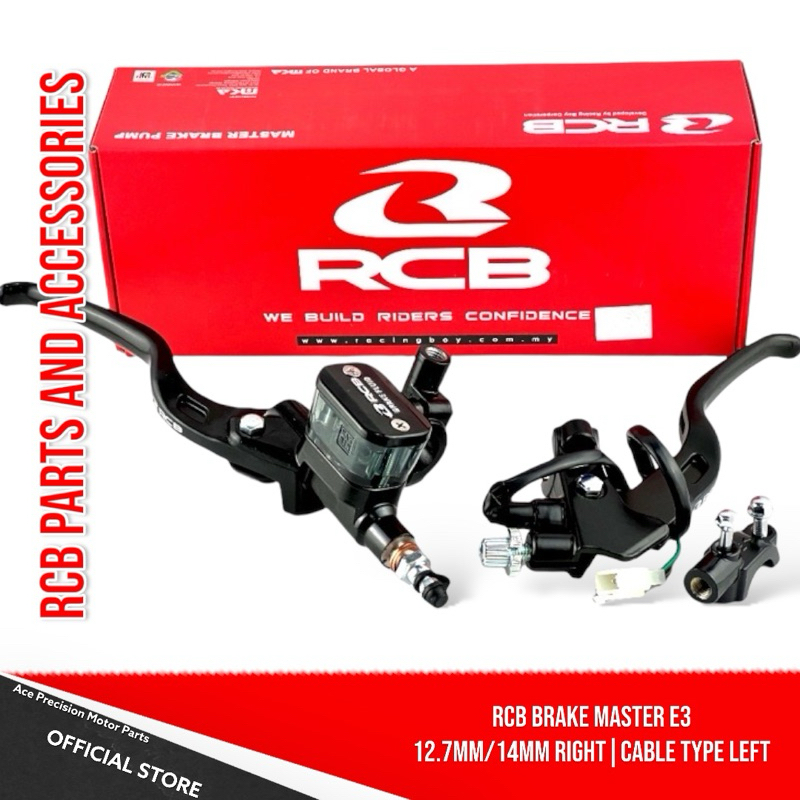 RCB BRAKE MASTER SET LEFT & RIGHT E3 RIGHT/ E2-E3 LEFT CABLE TYPE ...