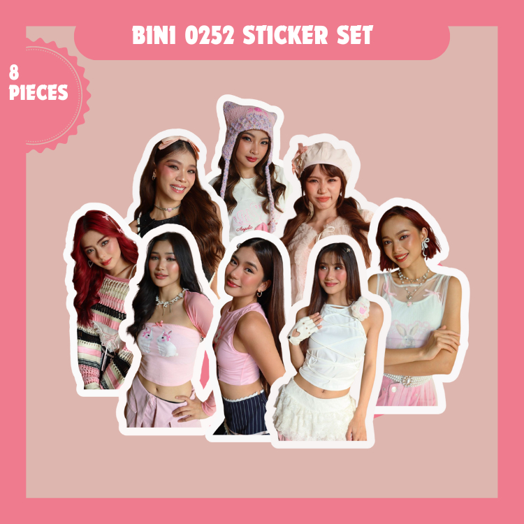 Bini 0252 Sticker Set Stationary Stickers Ppop Merch Jhoana Maloi Mikha ...